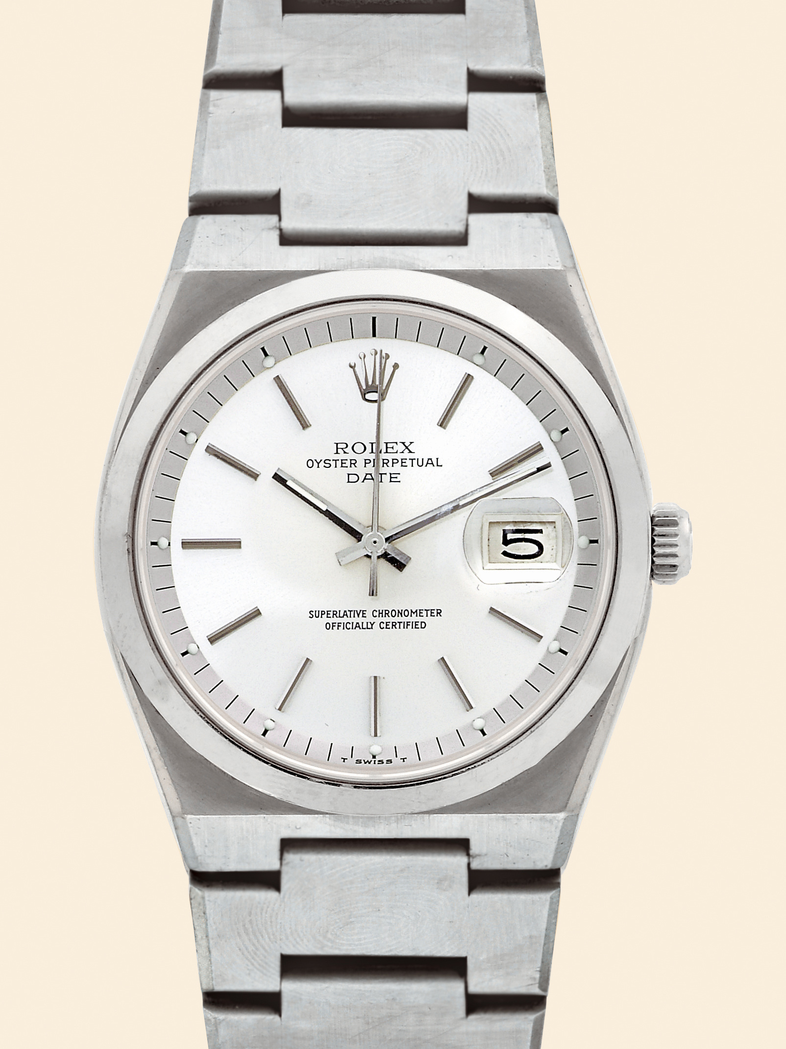 Stainless Steel Ref. 1530 Rolex, 'Oyster Perpetual, Date, Superlative ...